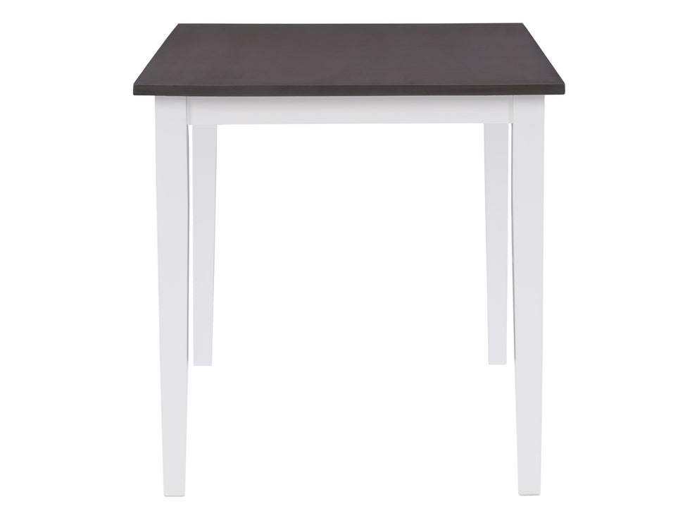 Grey and White Dining Table | Solid Wood – CorLiving Furniture