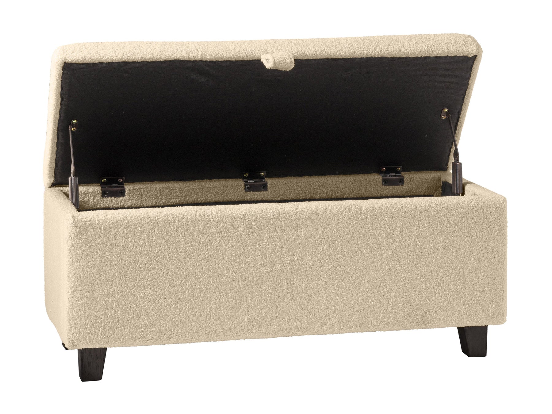Boucle Storage Ottoman | CorLiving Furniture
