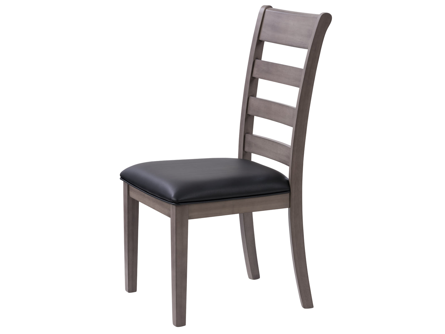 Grey Wood Dining Chairs | PU Leather Seats – CorLiving Furniture