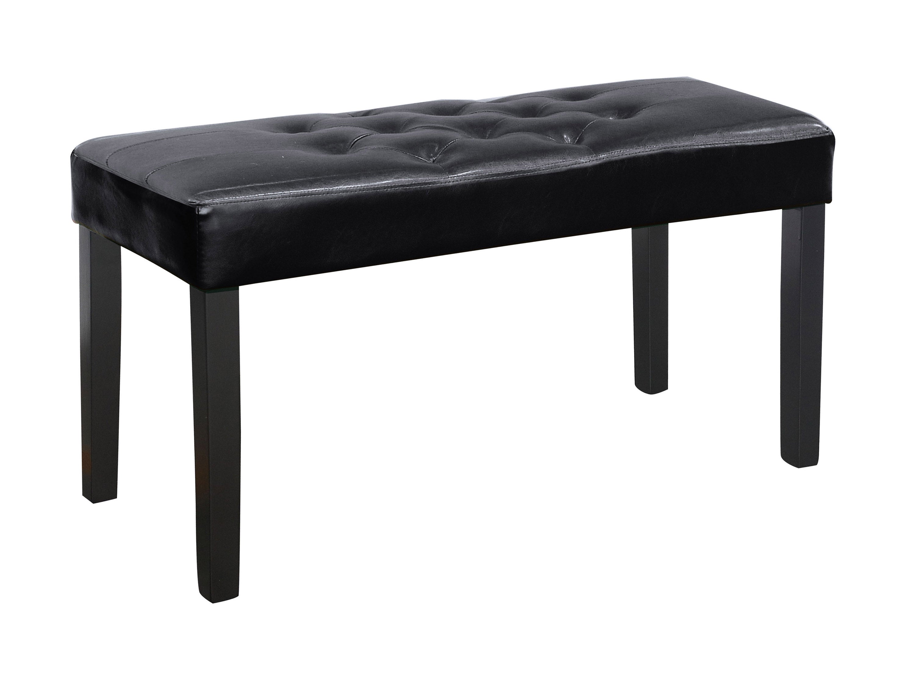 Upholstered Bench PU Leather Ottoman CorLiving Furniture